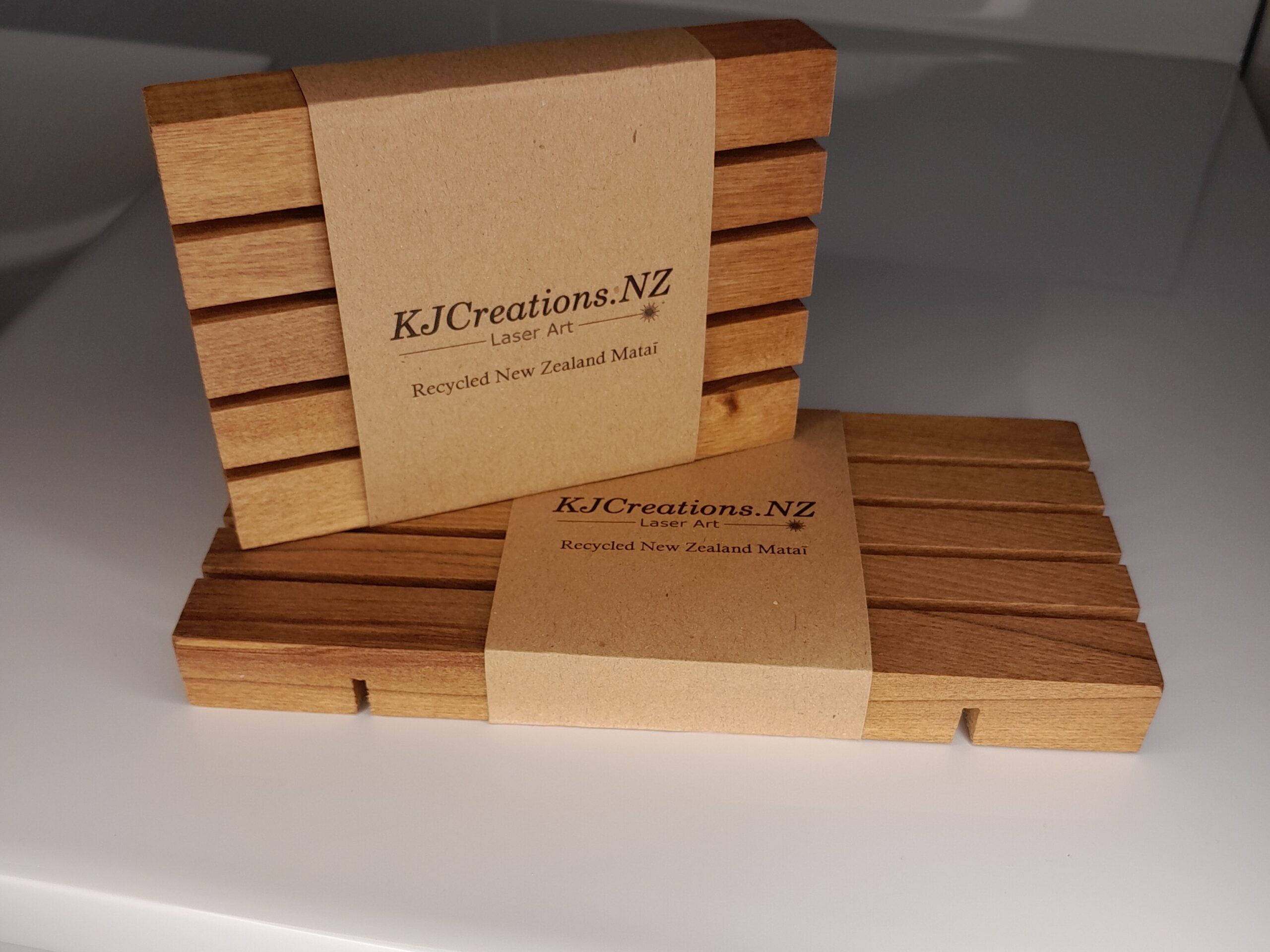 NZ Mataī Soap Dish – Large and Small Set – KJ Creations NZ